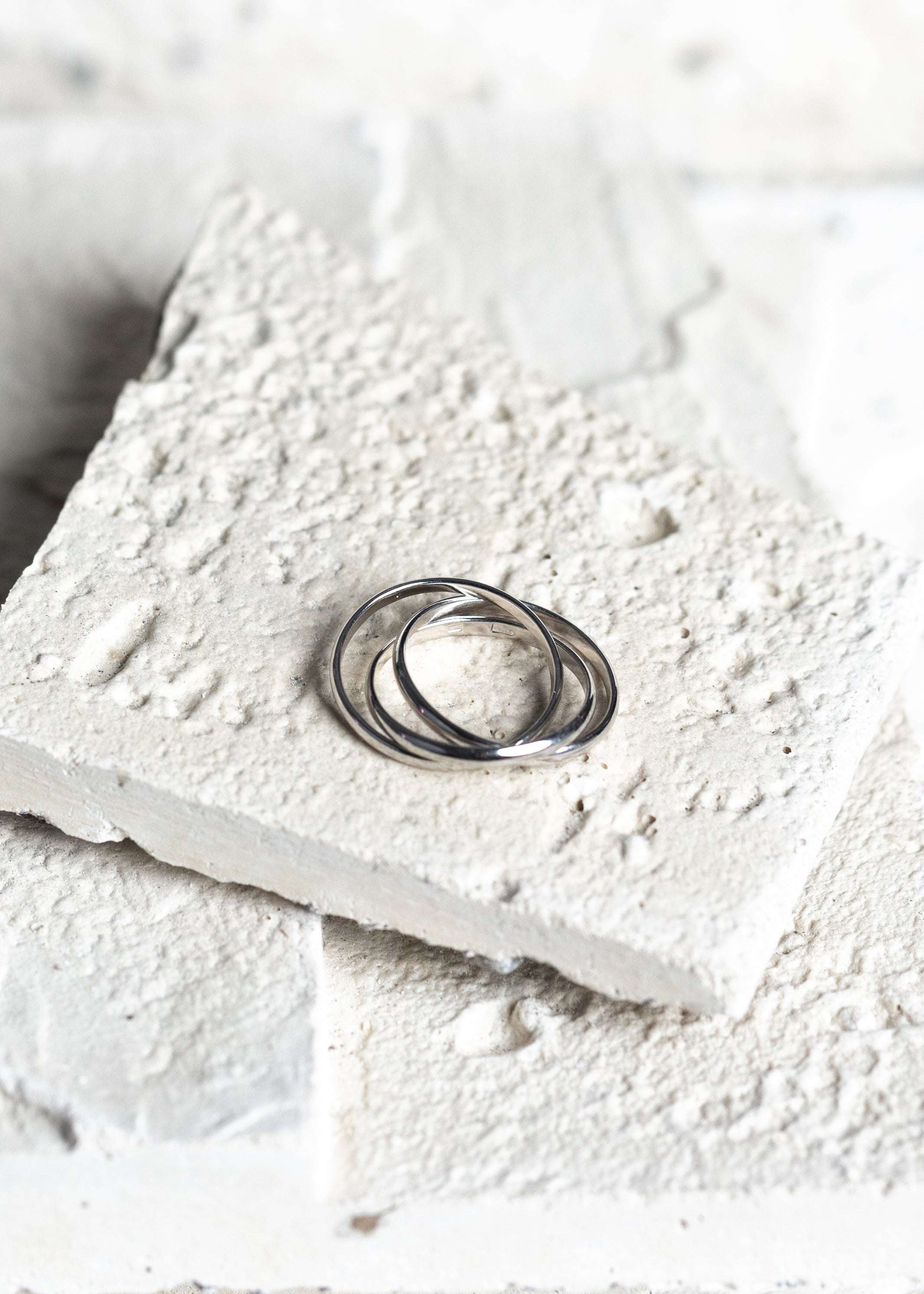 Triple Plain Ring Silver | KÒTY