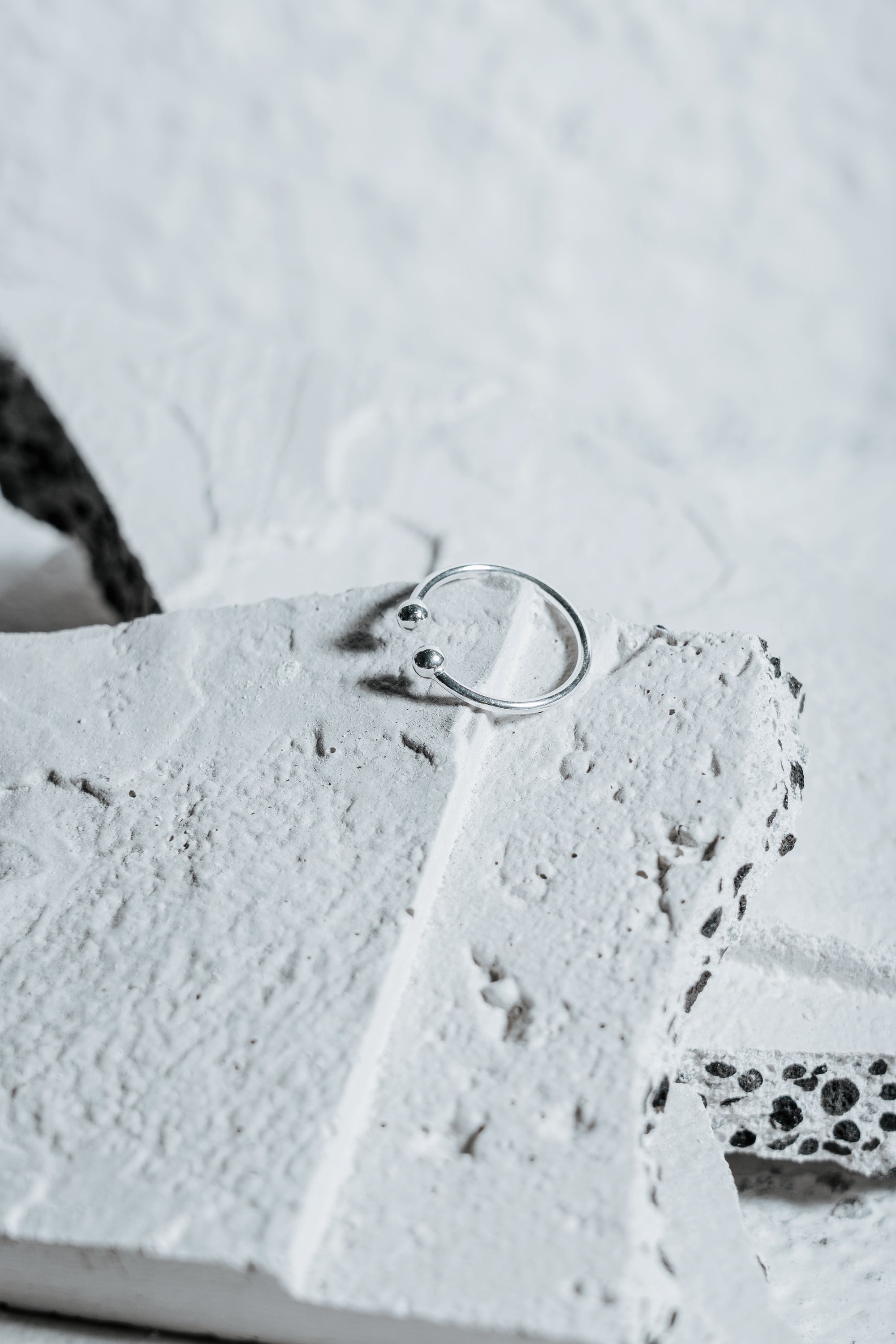 Double Bubble Multisize Knuckle Ring Silver | KÒTY